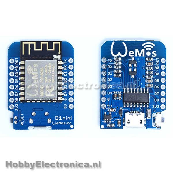 Wemos D1 mini V3 - HobbyElectronica