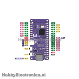 S2 Pico ESP32 oled usb c - HobbyElectronica